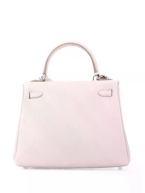 Hermès Kelly Handbag 25 Satchel Togo Palladium Hardware