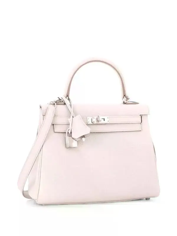 Hermès Kelly Handbag 25 Satchel Togo Palladium Hardware