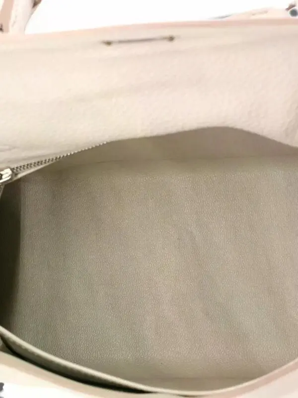 Hermès Kelly Handbag 25 Satchel Togo Palladium Hardware