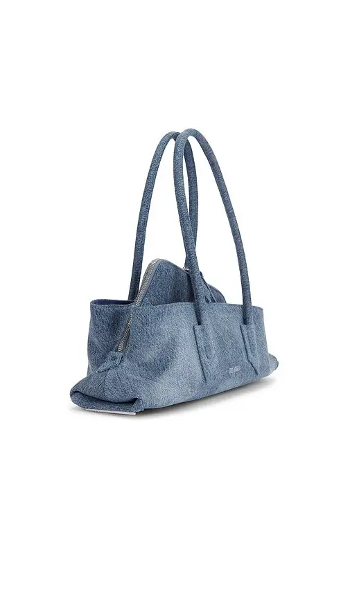 Attico La Passeggiata Small Top Handle Bag - Denim Washed