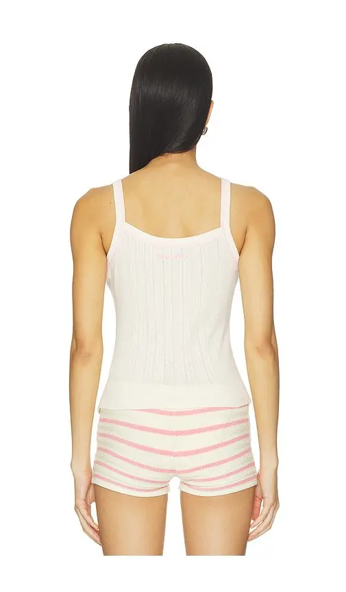 Frankies Bikinis Travel Pointelle Tank