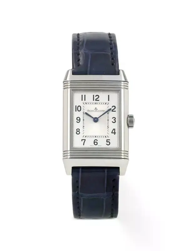 JAEGER-LECOULTRE Reverso Rectangular Stainless Steel Watch - White