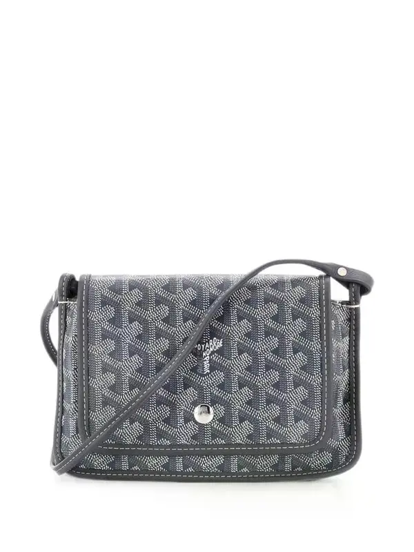 Goyard Plumet Clutch Wallet In Coated Canvas - Grey