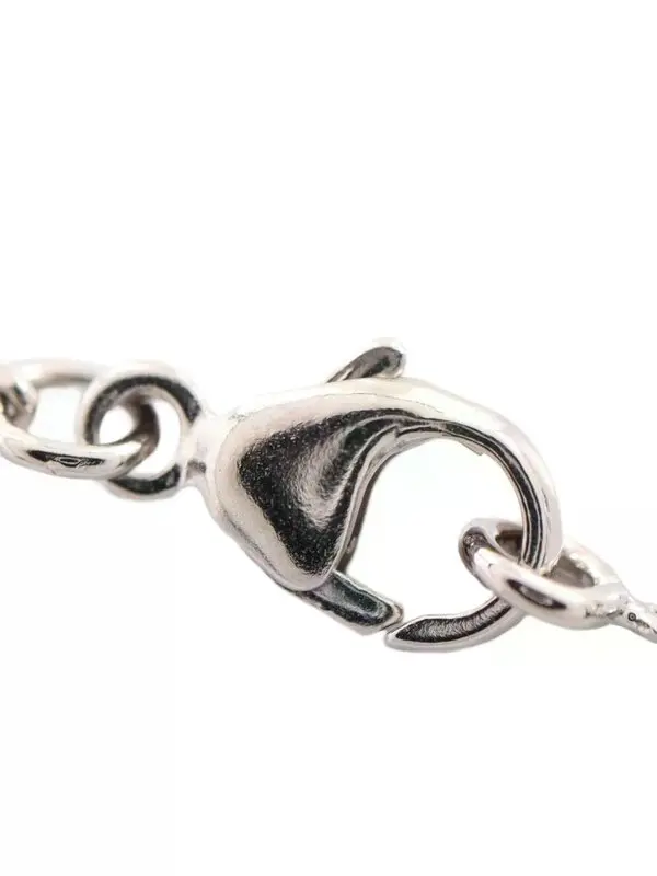 Hermès Pop H Enamel Pendant Necklace - Silver