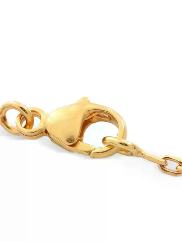 Hermès Tone Leather Padlock Necklace
