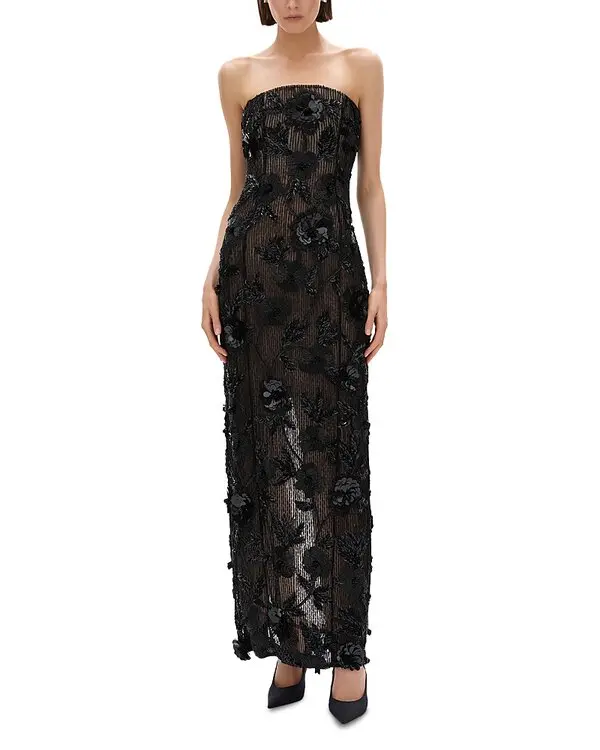 Rachel Gilbert Embellished Gown