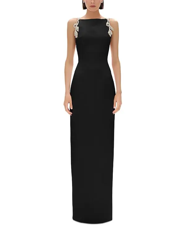 Rachel Gilbert Embellished Column Gown