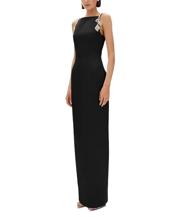 Rachel Gilbert Embellished Column Gown