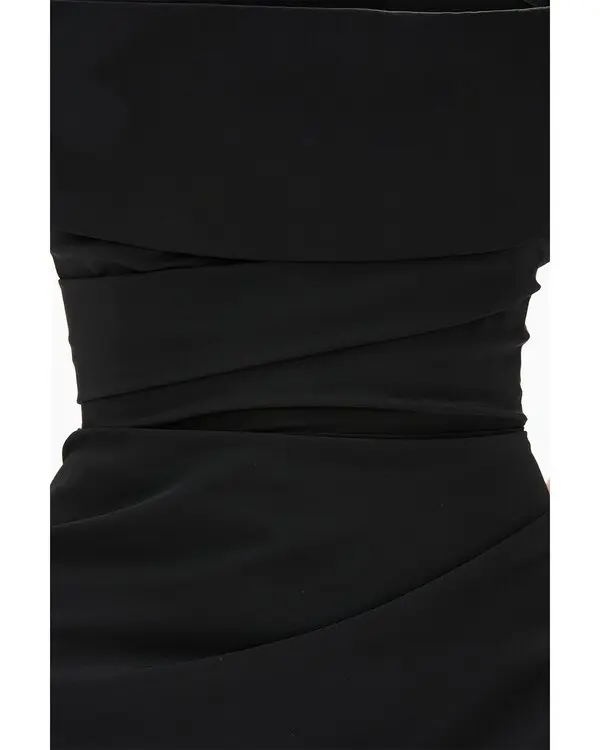 Rachel Gilbert Salma Asymmetric Strapless Gown