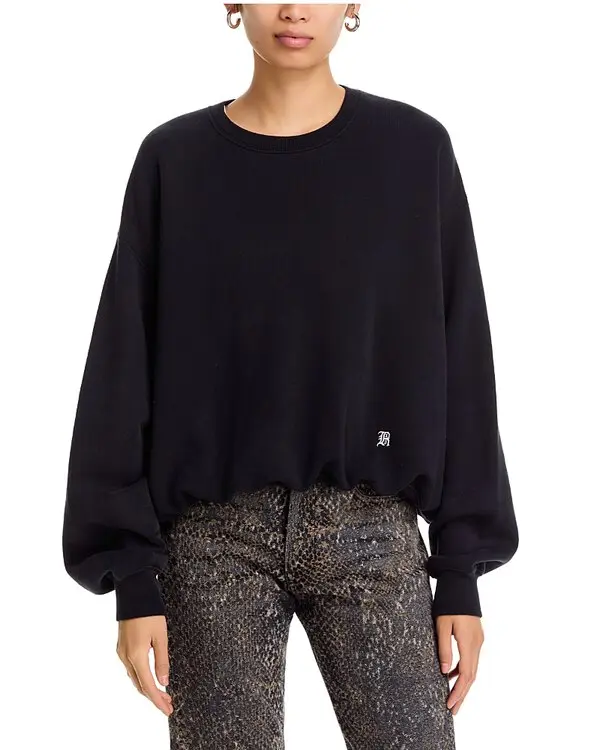 R13 New York 13 Balloon Crewneck Sweatshirt