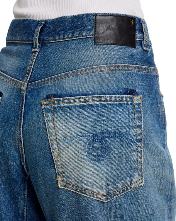 R13 Articulated Knee Boyfriend Jeans
