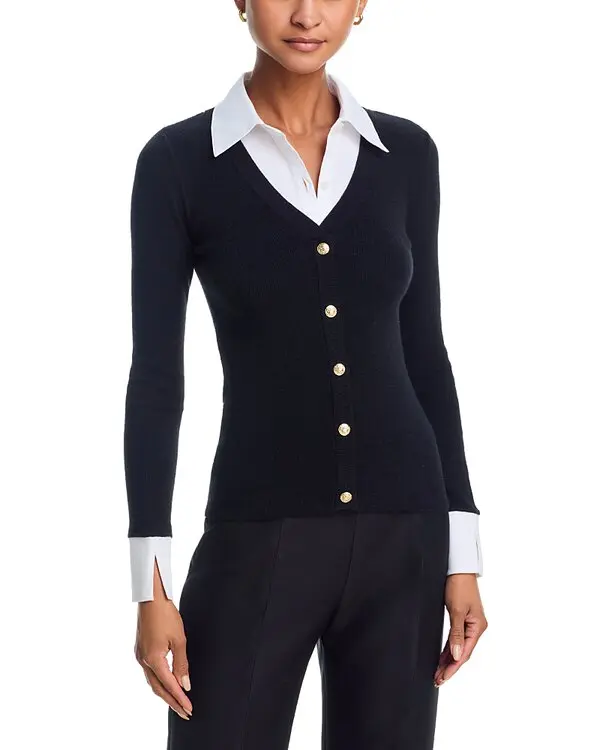 Generation Love Nixie Poplin Shirt Combo Sweater
