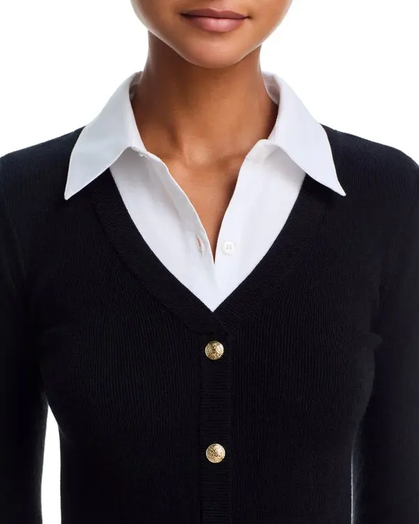 Generation Love Nixie Poplin Shirt Combo Sweater