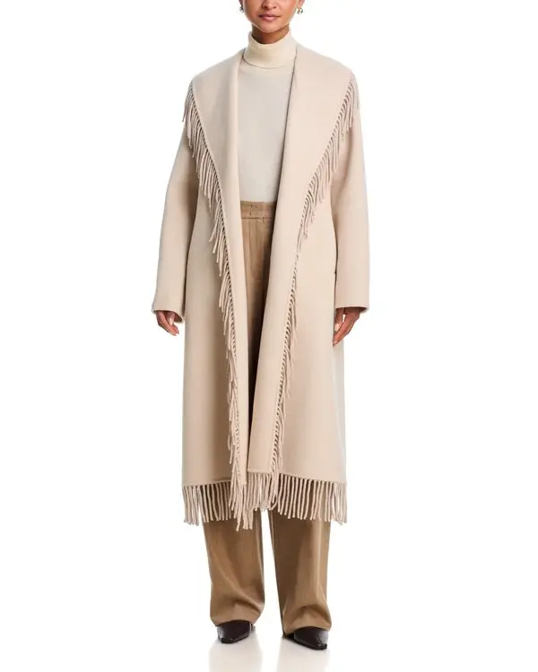 Generation Love Jenny Wool Blend Fringe Coat