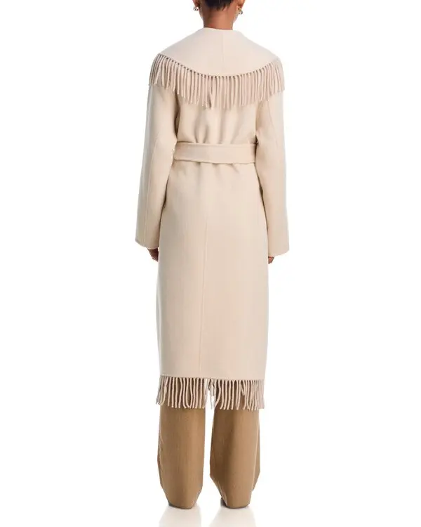 Generation Love Jenny Wool Blend Fringe Coat