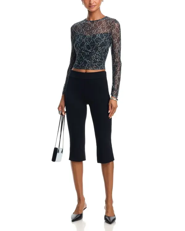 Generation Love Vivi Leopard Mesh Top
