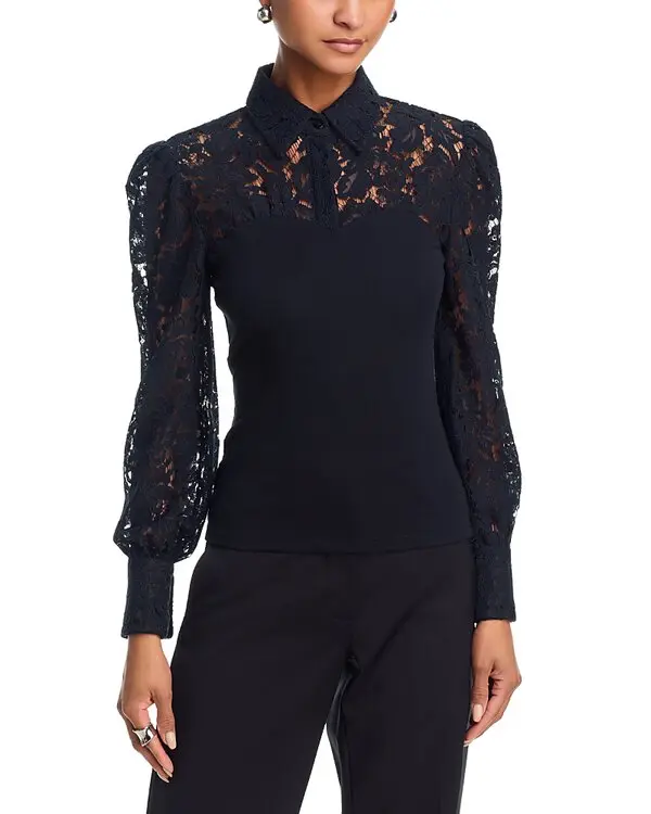 Generation Love Franny Lace Combo Blouse