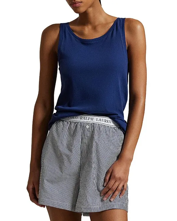 Polo Ralph Lauren Long And Lean Tank Top - Navy