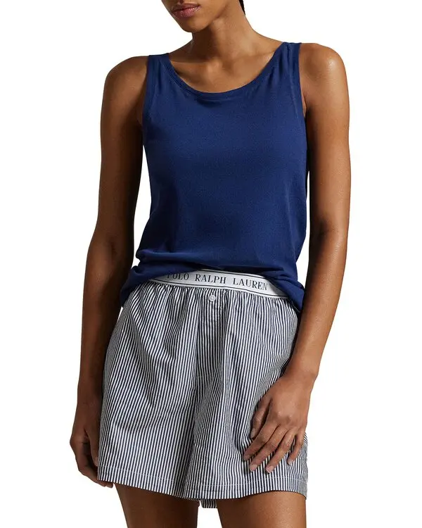 Polo Ralph Lauren Long And Lean Tank Top - Navy