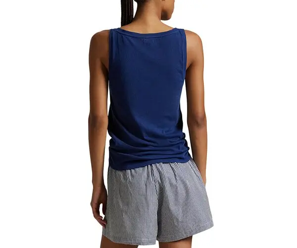 Polo Ralph Lauren Long And Lean Tank Top - Navy