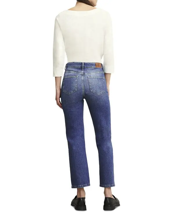 HOBBS LONDON Shea High Rise Straight Leg Jeans