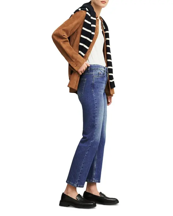HOBBS LONDON Shea High Rise Straight Leg Jeans
