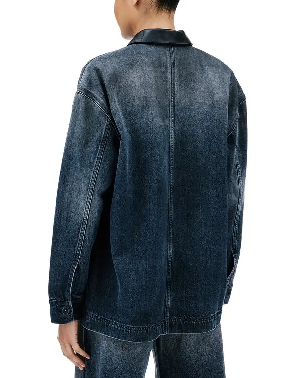 SLVRLAKE Oversized Worker Denim Jacket