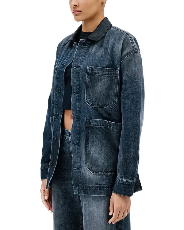 SLVRLAKE Oversized Worker Denim Jacket