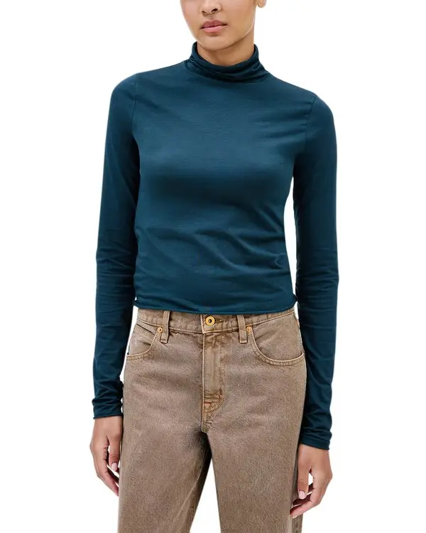SLVRLAKE Long Sleeve Turtleneck Top