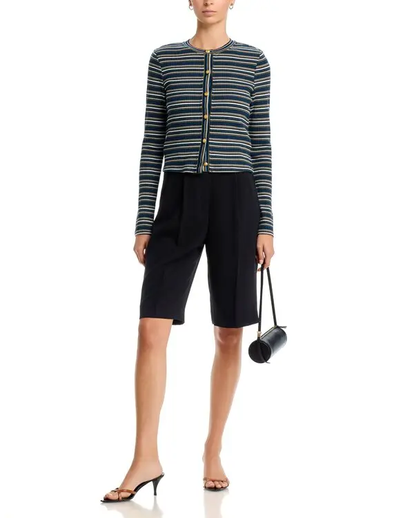 Ramy Brook Zoe Striped Cardigan