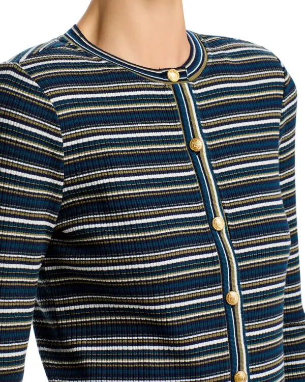 Ramy Brook Zoe Striped Cardigan
