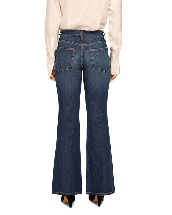 Ramy Brook Demi Helena High Rise Flare Leg Jeans - Dark Rinse