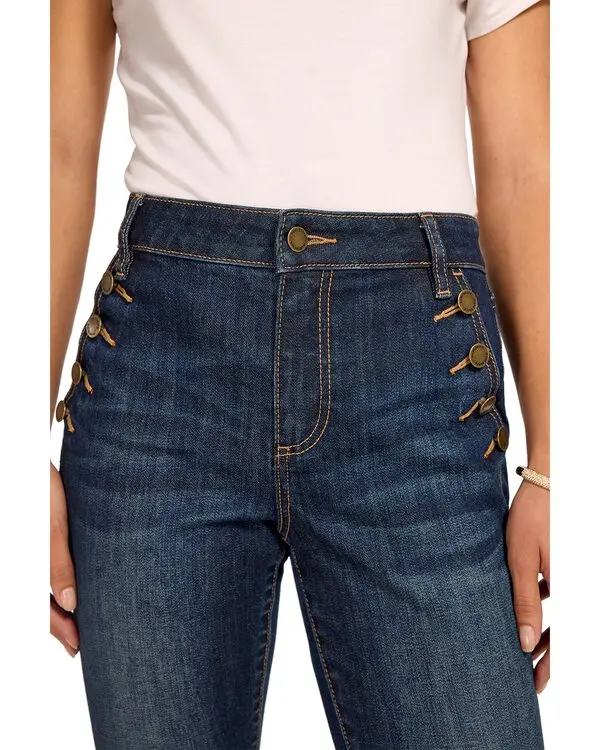 Ramy Brook Demi Helena High Rise Flare Leg Jeans - Dark Rinse