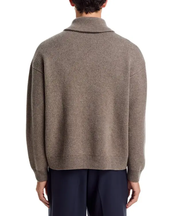 FRAME Retro Half Zip Polo Sweater
