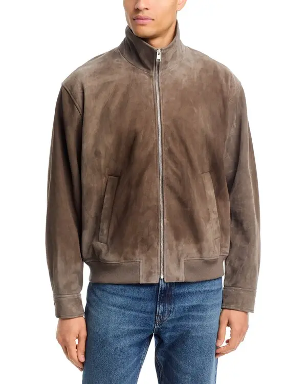 FRAME Suede Bomber