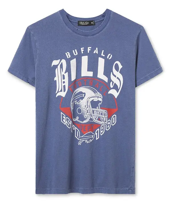 Junk Food Clothing Buffalo Bills Gridiron Vintage T-shirt - Liberty