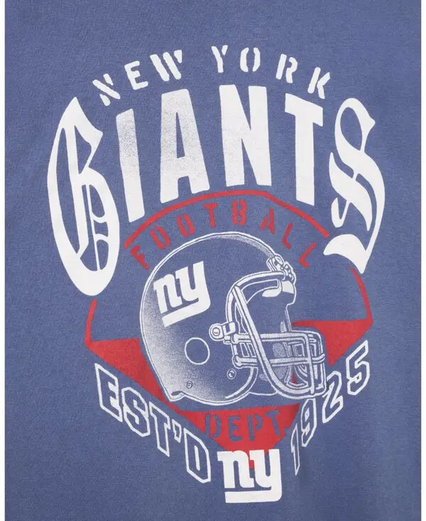 Junk Food Clothing New York Giants Gridiron Vintage Tee - Liberty