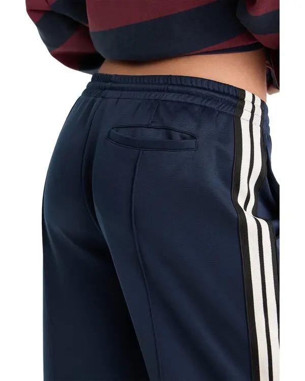 Good American The Track Pant Mid Rise Pull On Jeans