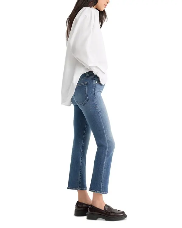 Good American Soft Tech Good Legs Mid Rise Straight Jeans