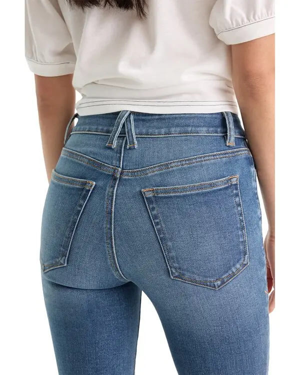 Good American Soft Tech Good Legs Mid Rise Straight Jeans
