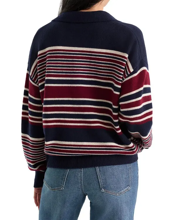 Good American The Oversized Rugby Sweater