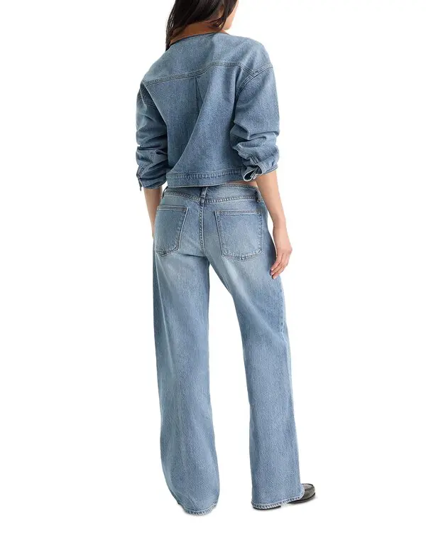 Good American Ghost Waist Low Rise Loose Jeans