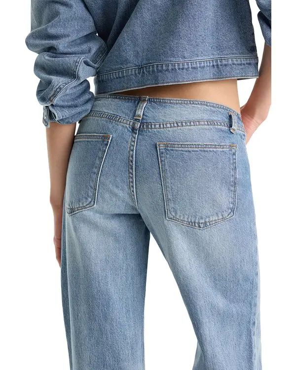 Good American Ghost Waist Low Rise Loose Jeans