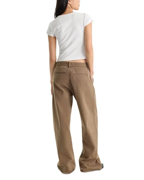 Good American Low Slung Baggy Trousers