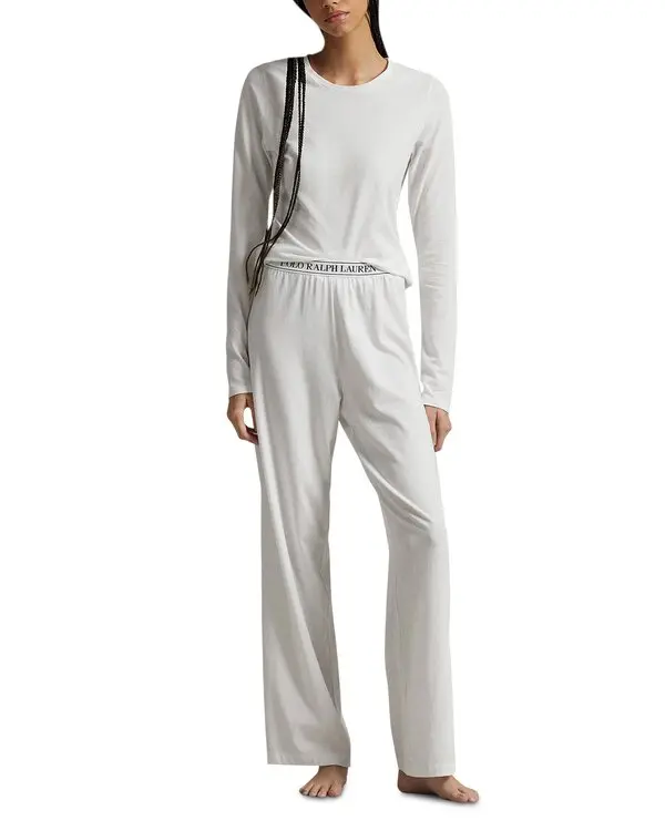Polo Ralph Lauren Logo Elastic Waist Pajama Pants