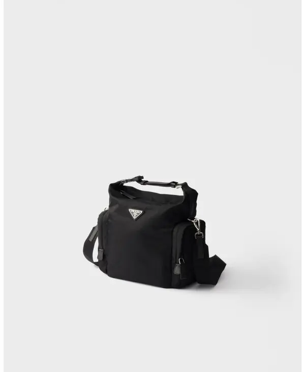 Prada Re-nylon And Saffiano Leather Shoulder Bag