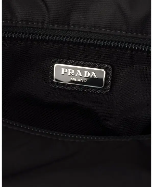 Prada Re-nylon And Saffiano Leather Shoulder Bag