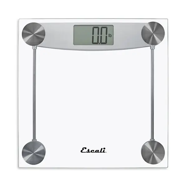 ESCALI Clear Glass Bathroom Scale