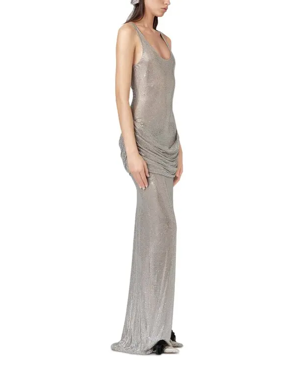 Giuseppe Di Morabito Long Scoop Neck Gown