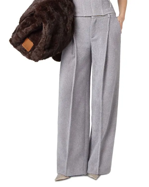 Giuseppe Di Morabito Wide Leg Trousers - Light Grey